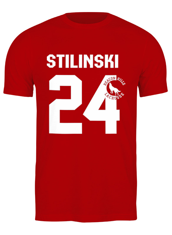 Футболка мужская Printio Stilinski 24 красная 3XL