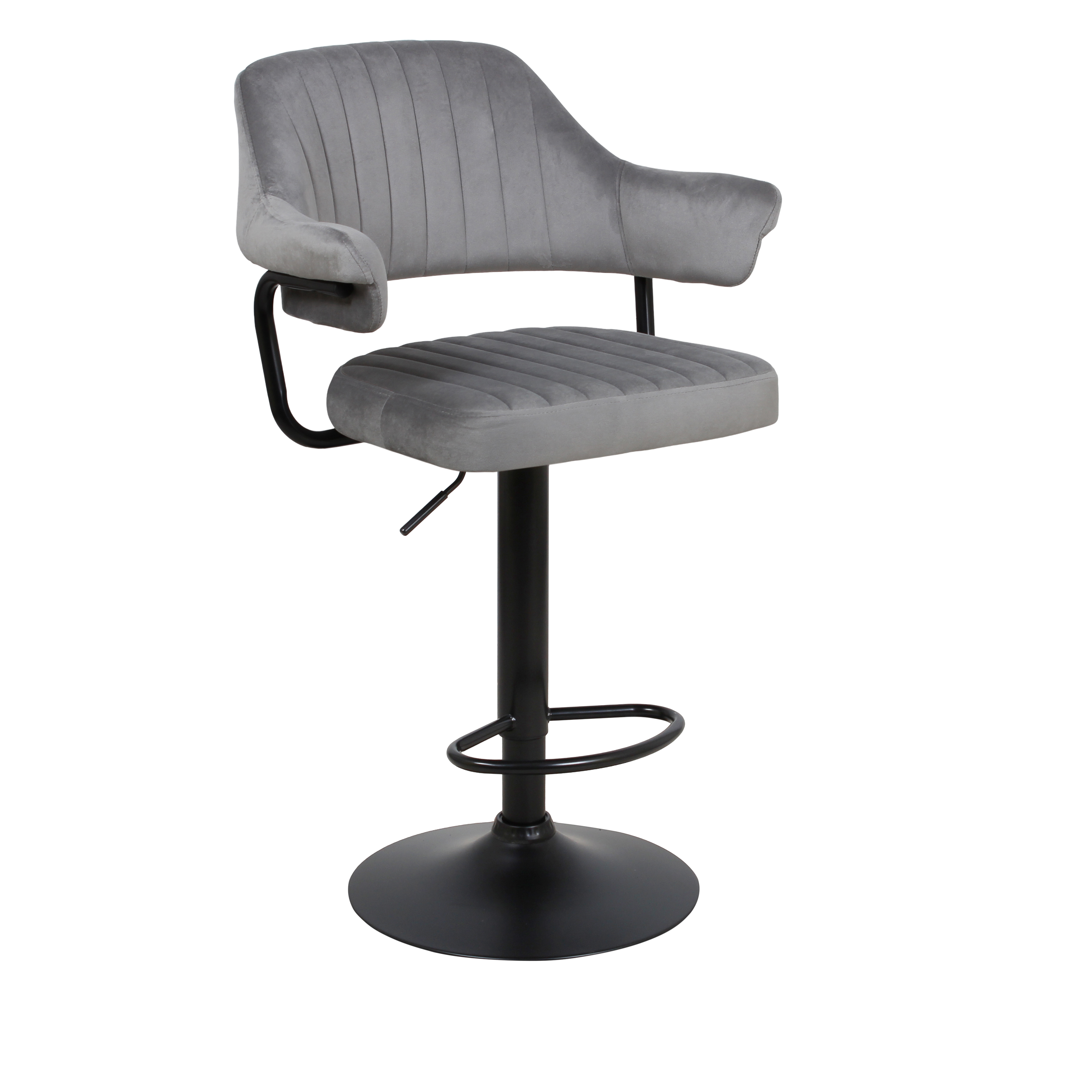 Барный стул Империя стульев КАНТРИ WX-2917 grey, черный/серый
