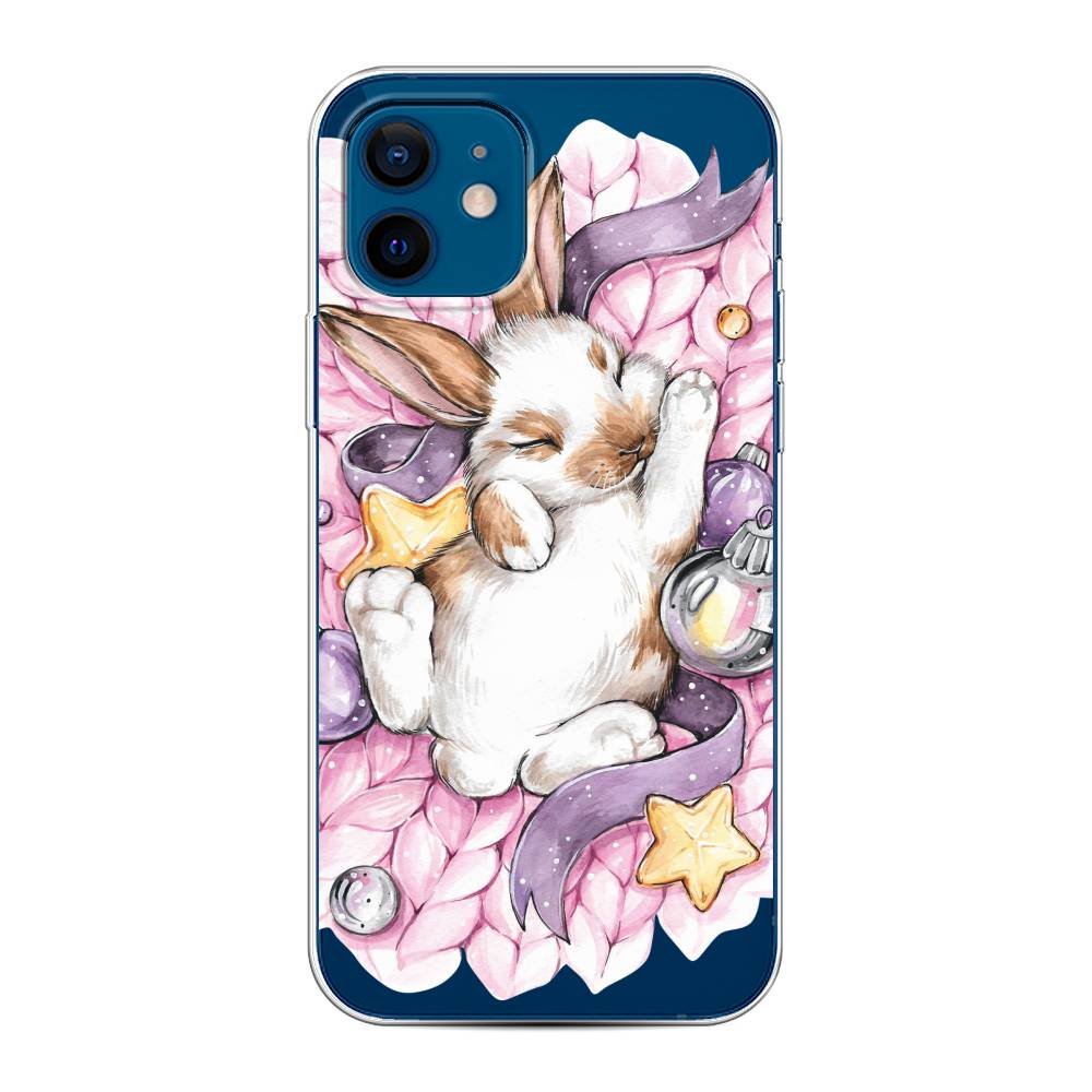 Чехол на Apple iPhone 12/12 Pro "Кролик спит"