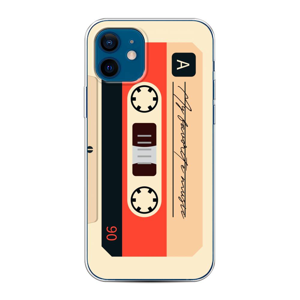 Чехол на Apple iPhone 12/12 Pro "Бежевая кассета"