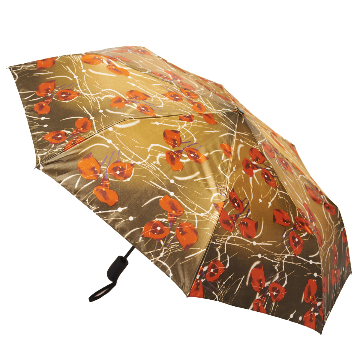 Зонт женский Zemsa 11310 желтый/хаки