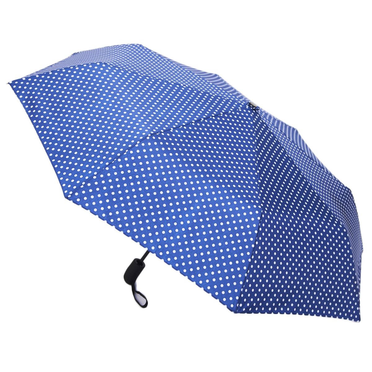 Зонт женский Zemsa 1022 синий/белый