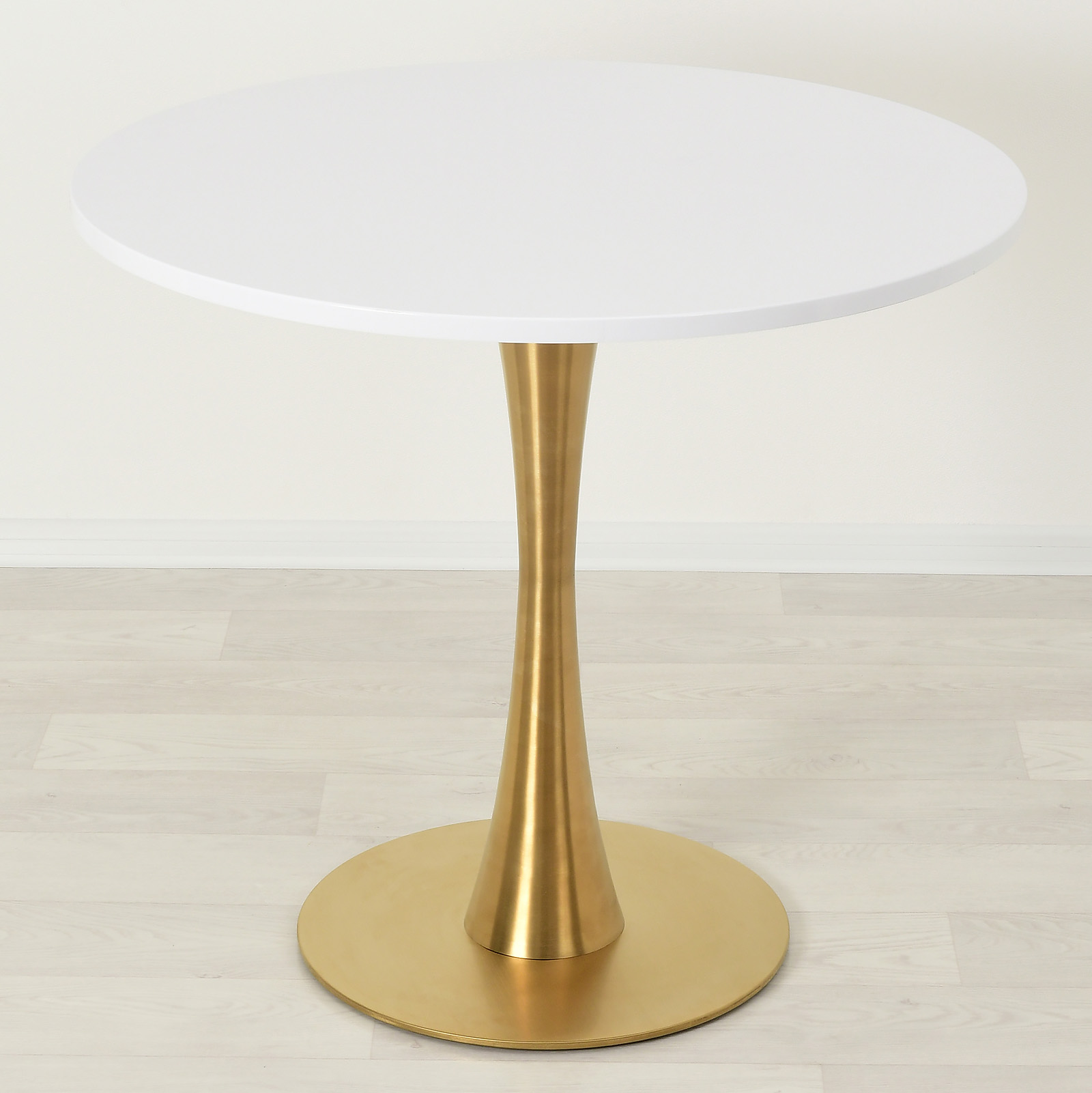 Кухонный стол Mebel Apartment Tulip 18 белый/золото D70