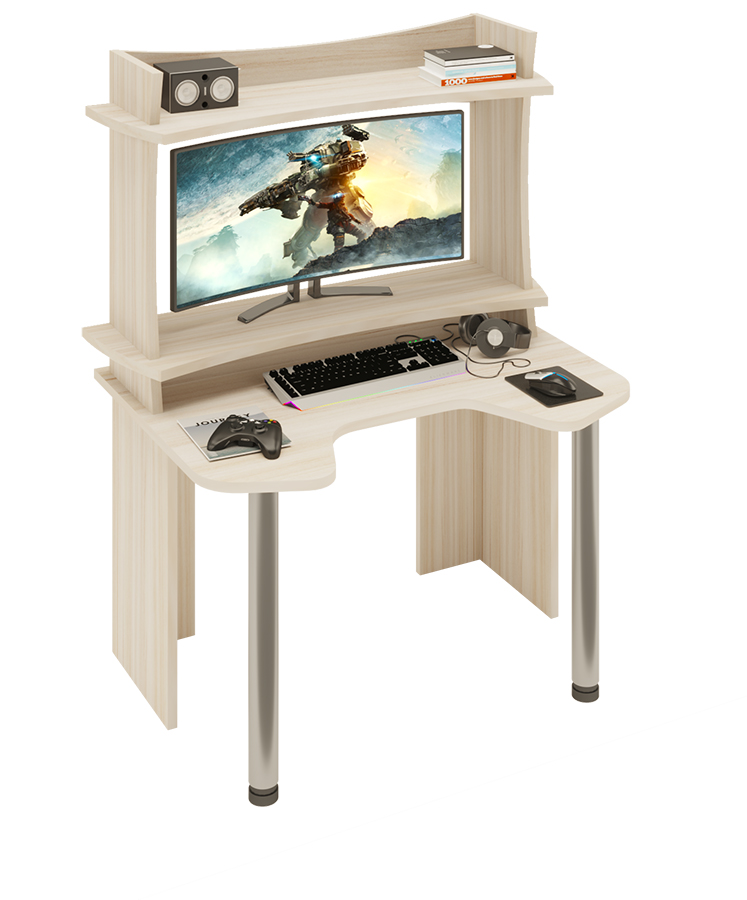Стол компьютерный Домино Lite СКЛ-Игр120+НКИЛ120ВЛ