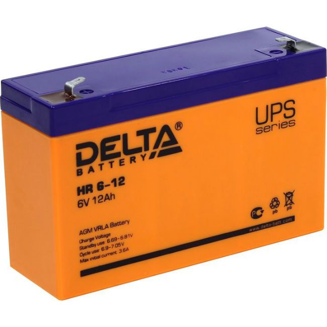 Аккумулятор для ИБП Delta HR 6-12