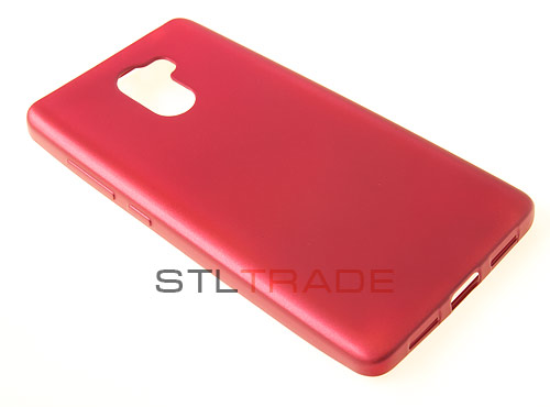 Силиконовый чехол TPU Case Металлик для Xiaomi redmi 4 красный