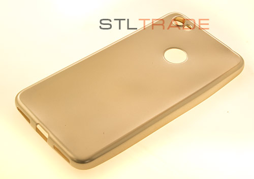 Силиконовый чехол TPU Case Металлик для Xiaomi redmi note 5A золотой