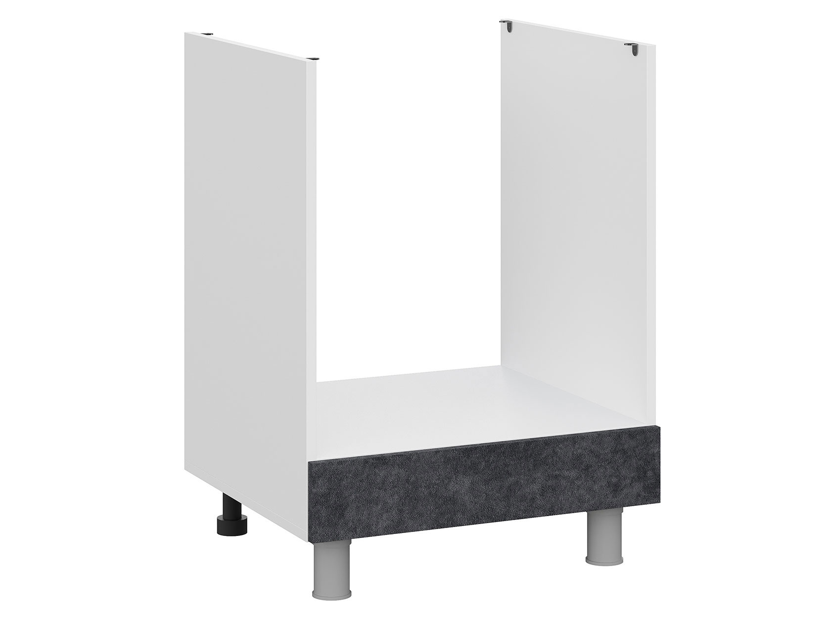 Стол под духовку СВ-Мебель Вельвет Белый / Бетон графит 600 мм