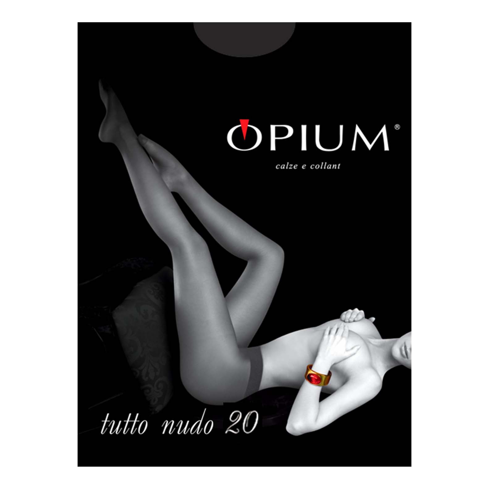Колготки женские Opium черные 2