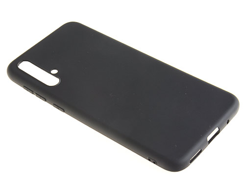 Силиконовый чехол TPU Case матовый Huawei Nova 5 черный