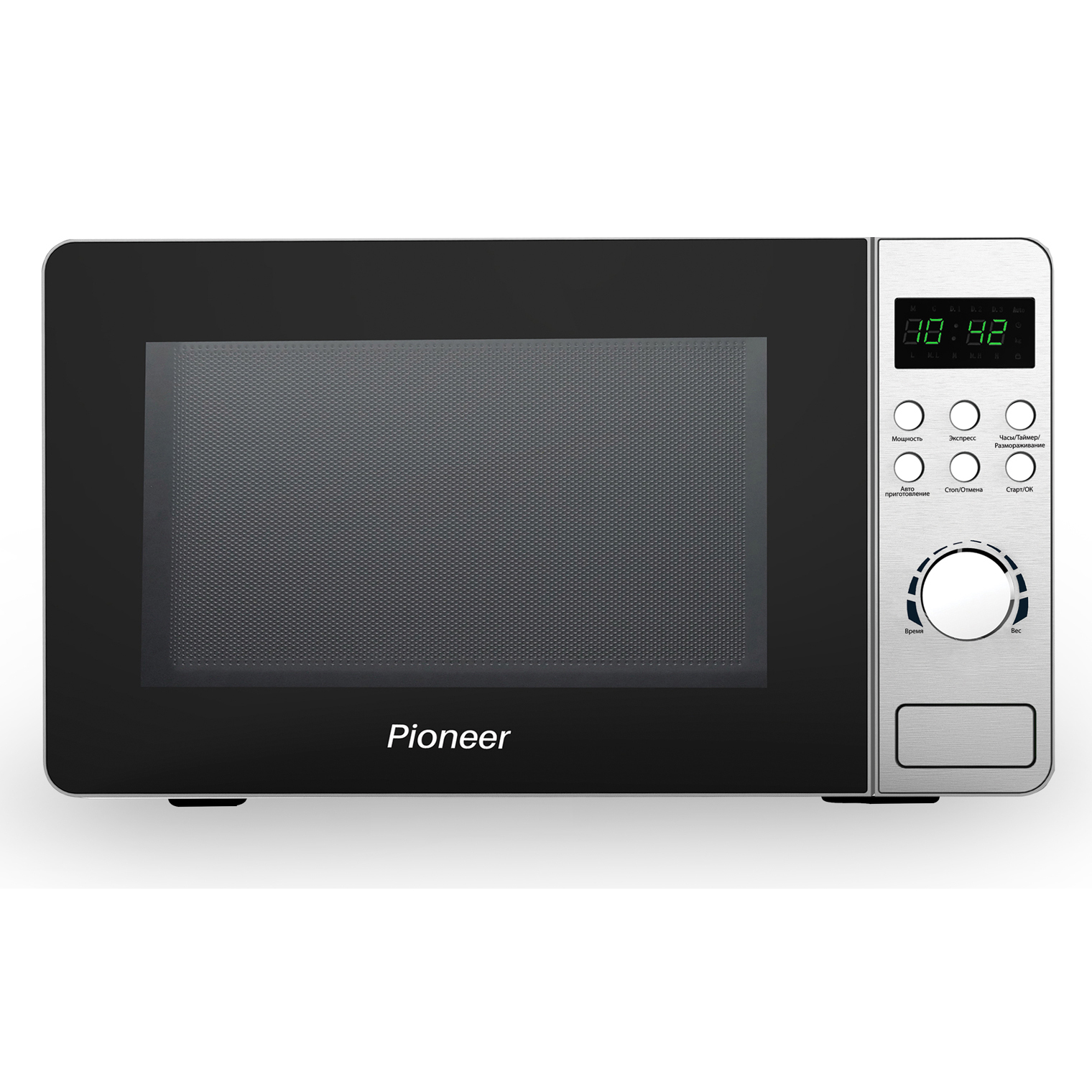 Микроволновая печь соло Pioneer MW228D серебристый