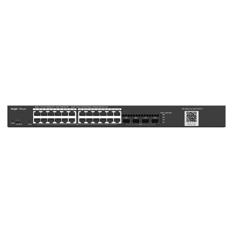 Коммутатор Reyee RG-NBS3100-24GT4SFP-P черный