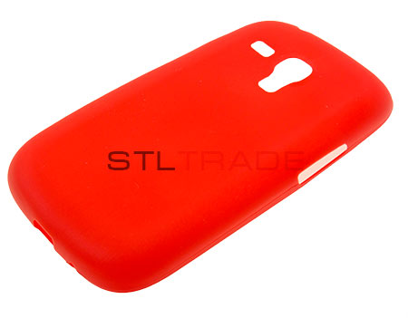 Силиконовый чехол i-Zore для Samsung i8910 S3mini красный