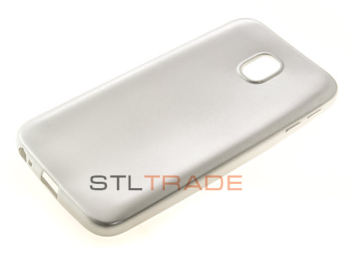 Силиконовый чехол TPU Case Металлик для J3 (2017) Samsung серебро