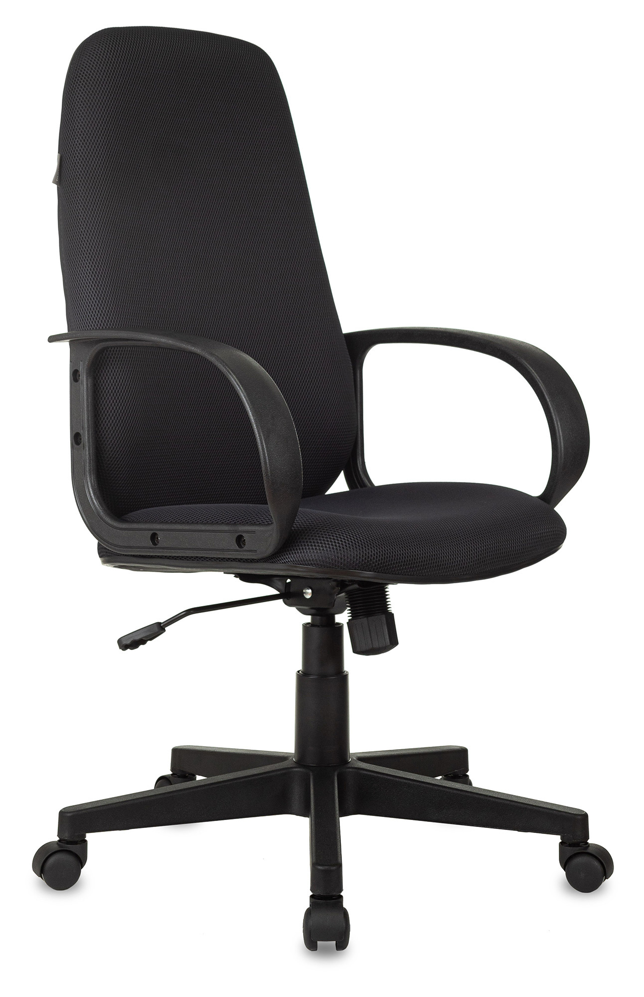 Кресло руководителя Бюрократ Ch-808AXSN, на колесиках, ткань, темно-серый [ch-808axsn/tw-1