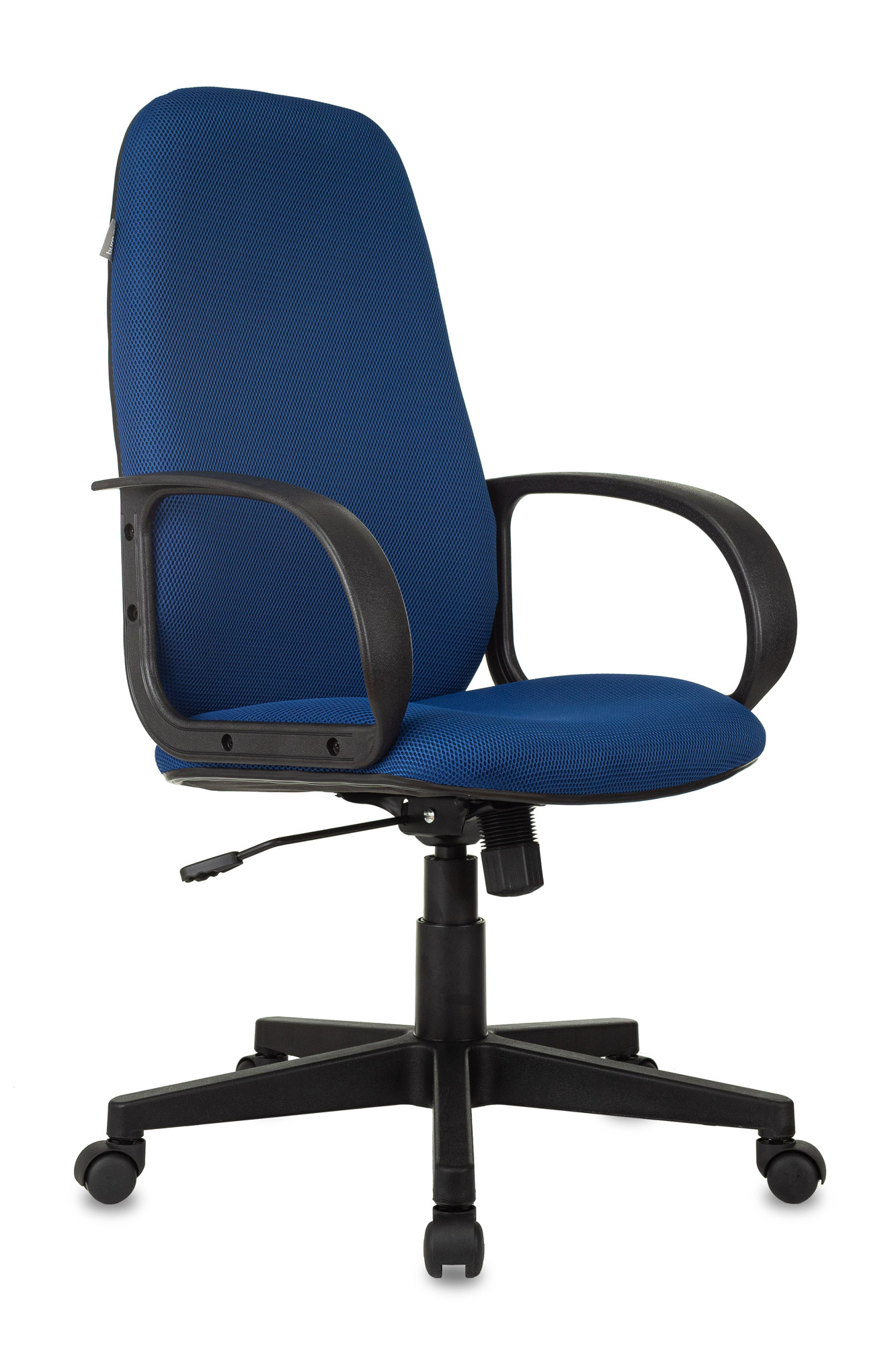 Кресло руководителя Бюрократ Ch-808AXSN, на колесиках, ткань, синий [ch-808axsn/tw-10]