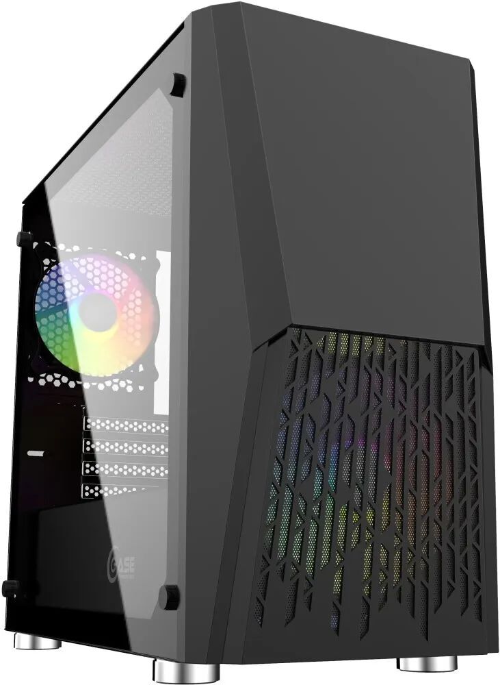 Корпус компьютерный Powercase Alisio Micro X2B (CAMIB-L2) Black
