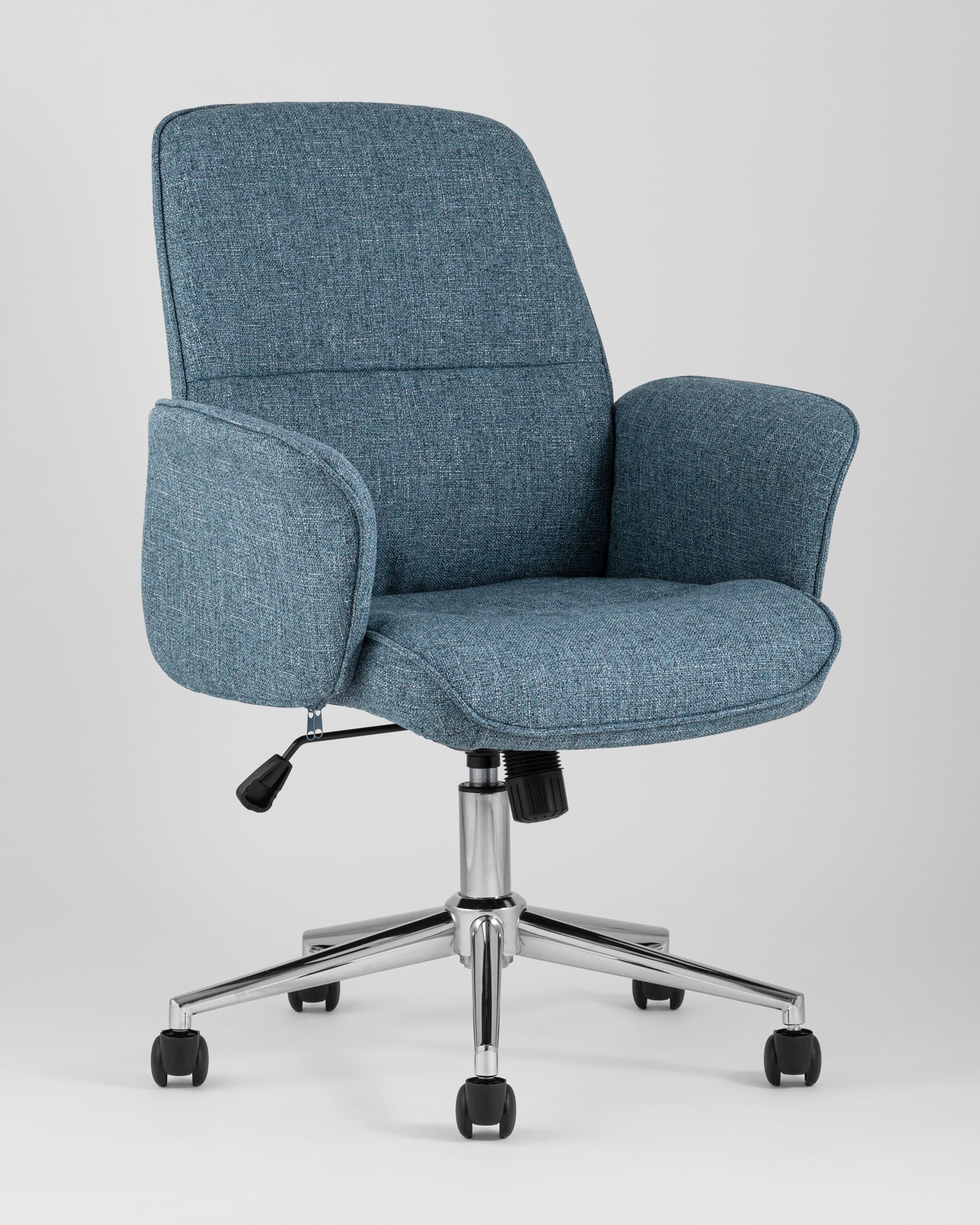 Кресло-стул офисный Stool Group Simona УТ000003615 голубой 96 х 64 х 62 см