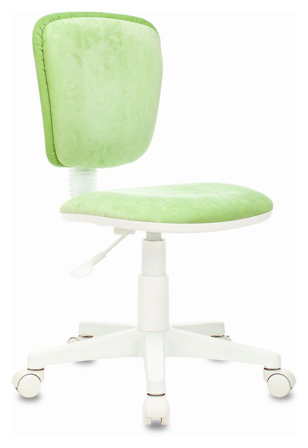 Кресло детское Бюрократ CH-W204NX, на колесиках, ткань, зеленый [ch-w204nx/velv81]