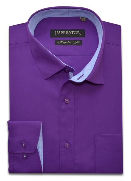 Рубашка мужская Imperator Amaranth/Smart 12-П фиолетовая 37/170-176