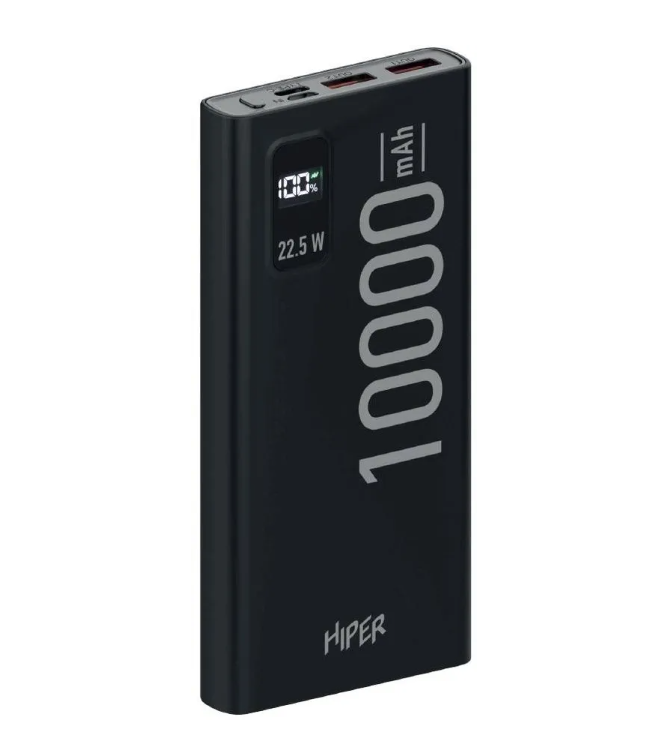 Внешний аккумулятор (Power Bank) HIPER EP 10000, 10000мAч, белый [ep 10000 white]