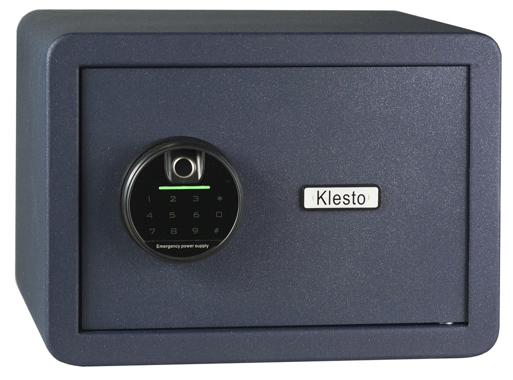 Современный биометрический сенсорный сейф для хранения ценных вещей Klesto Smart 2R