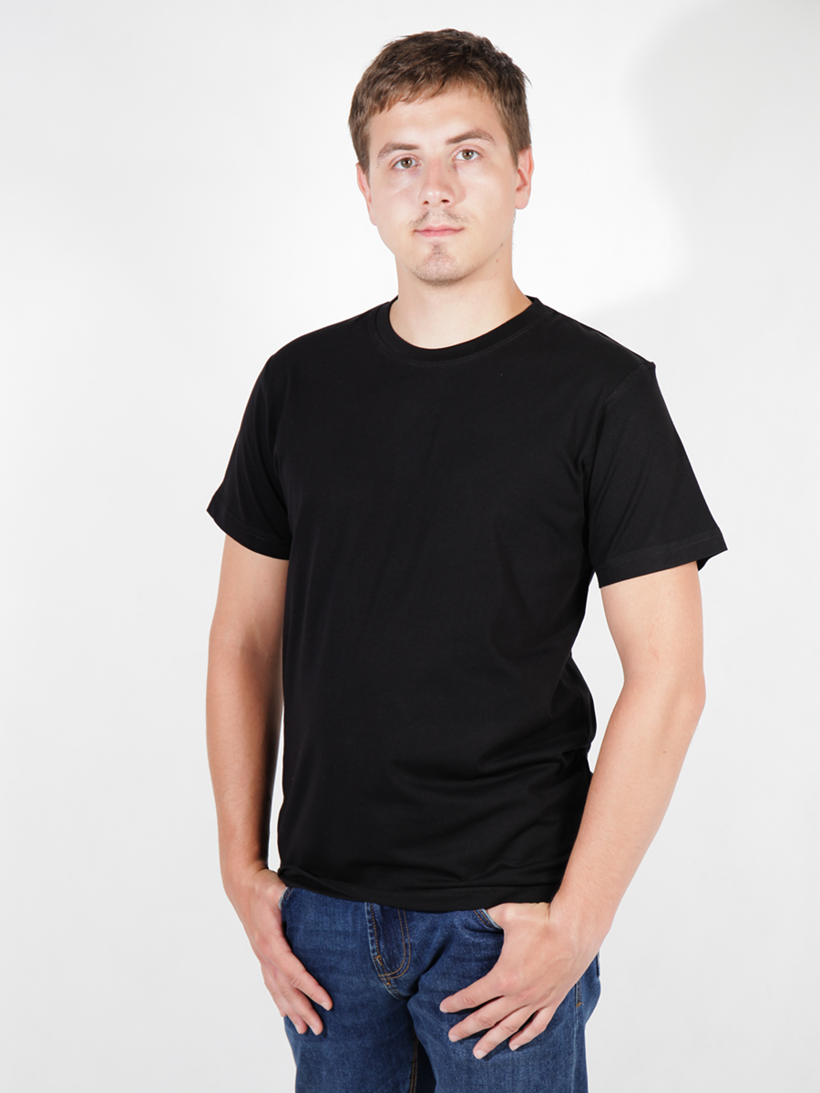 Комплект футболок мужских Guahoo MP31-3190TS-SET2 черных 50 RU