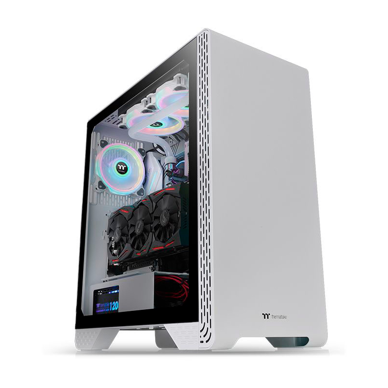 Корпус компьютерный Thermaltake S300 TG Snow (CA-1P5-00M6WN-00) White