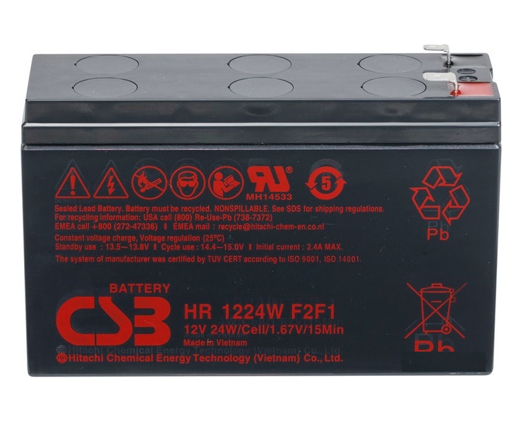 Аккумуляторная батарея CSB HR1224W F2 F1