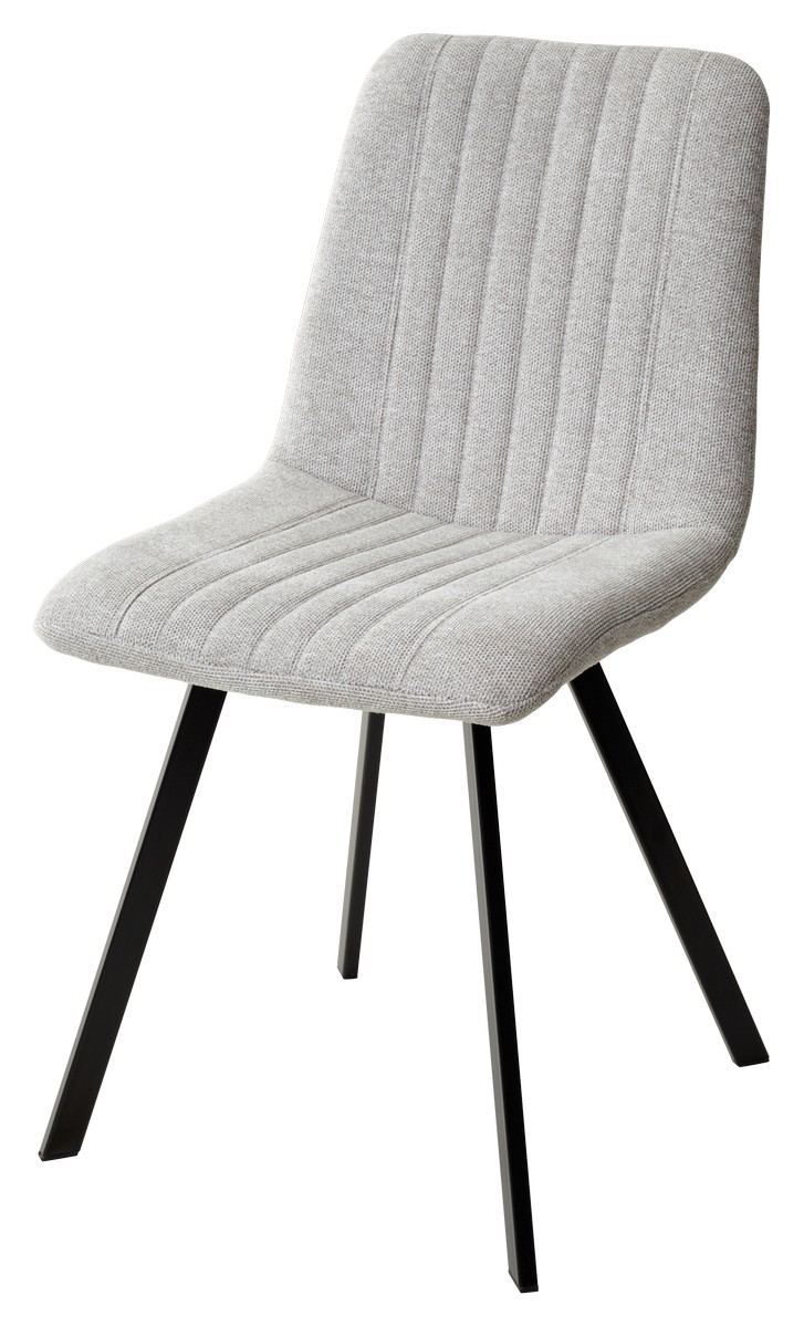 Комплект стульев 4 шт. M-City ELVIS WZ2042, галечный серый/черный