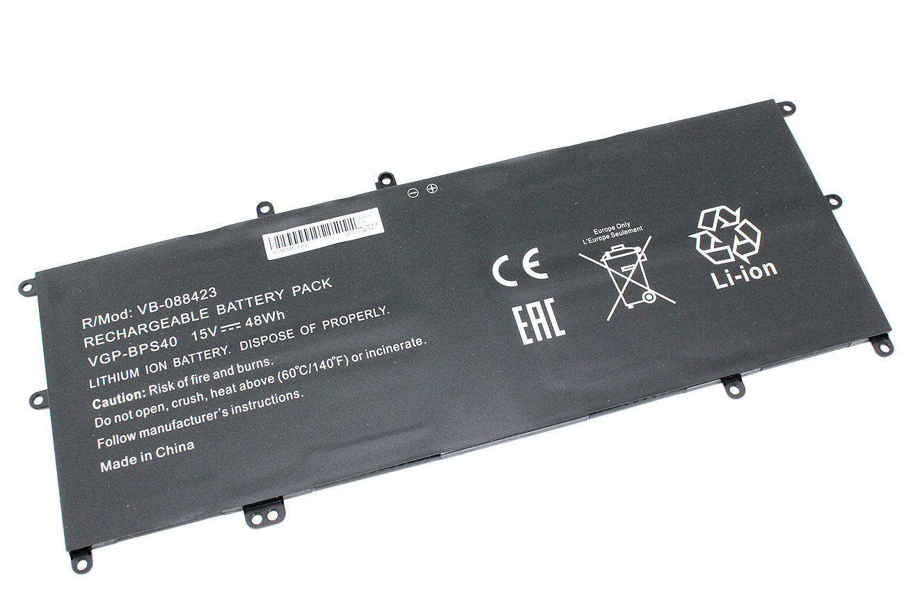 Аккумулятор для ноутбука Sony Vaio SVF14 SVF15 VGP-BPS40 15.0V 48Wh OEM