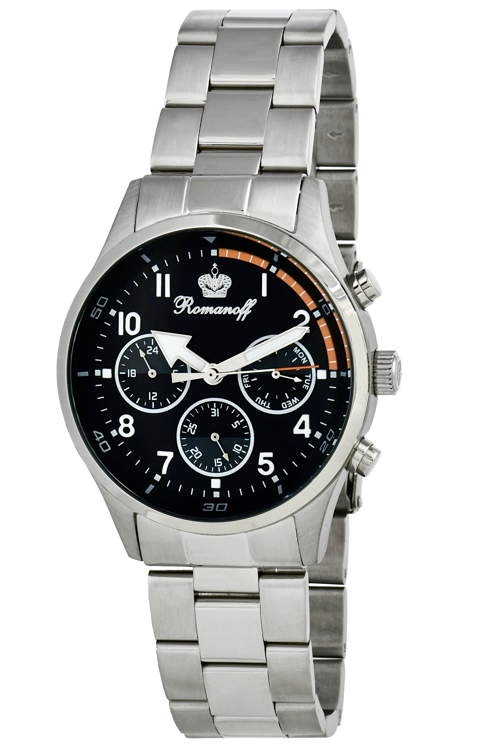 Наручные часы мужские Romanoff 4595GG3 серебристые