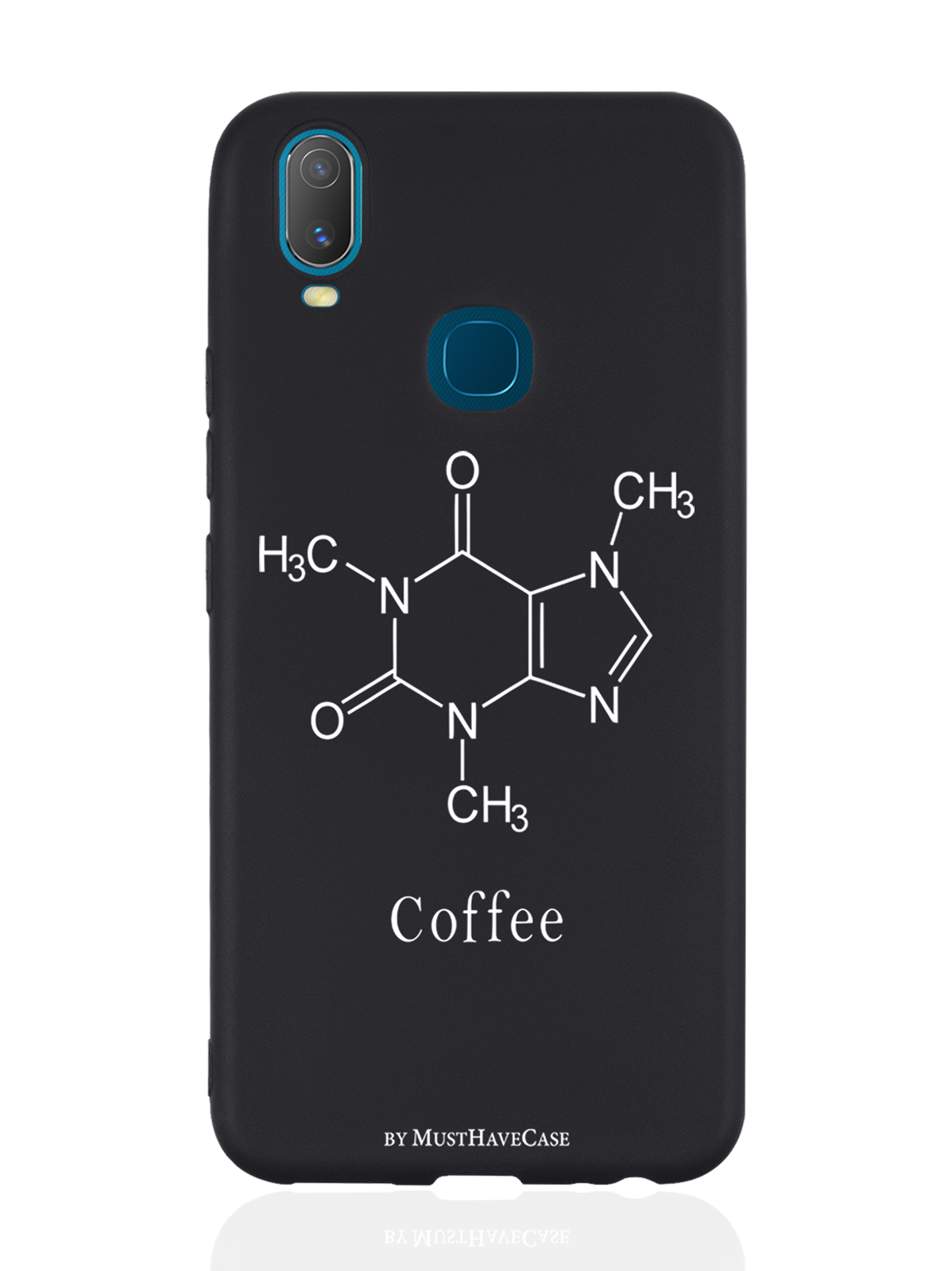 Чехол MustHaveCase для Vivo Y11 Молекула кофе черный