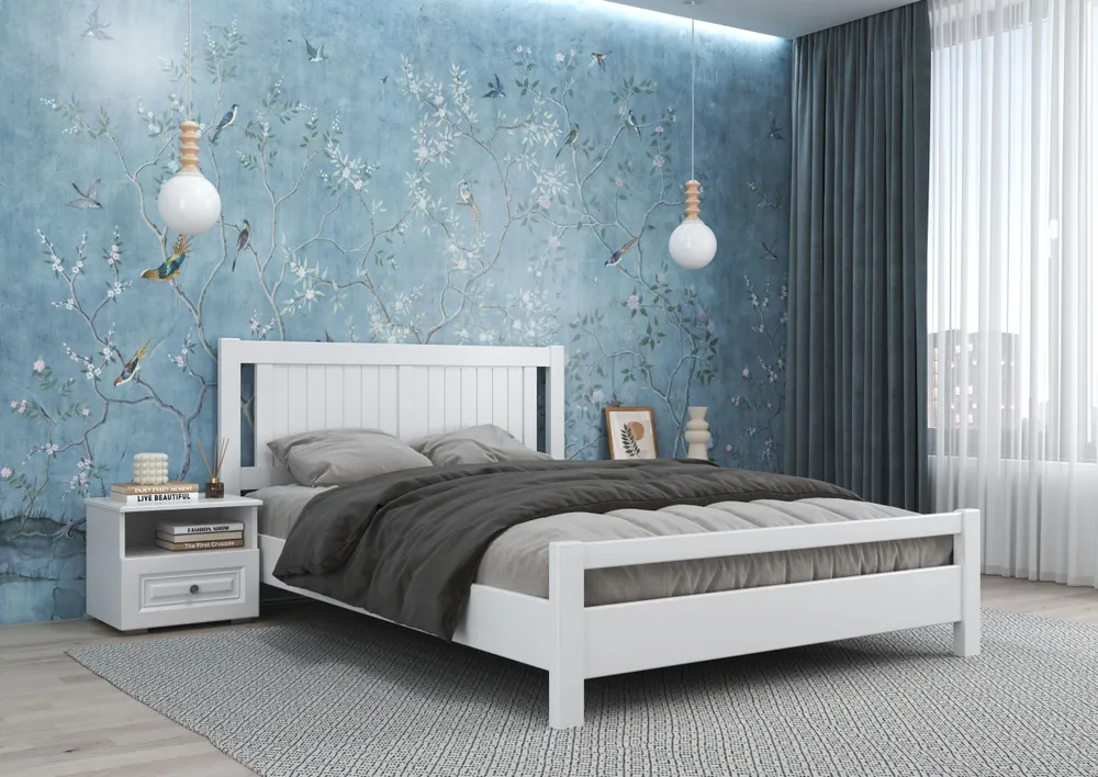 Двуспальная кровать Ванесса, 140х200 см, Bravo Мебель