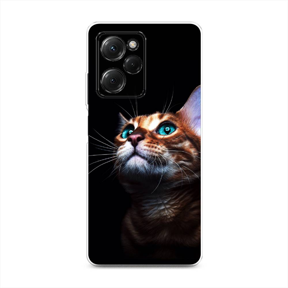 Чехол Awog на Poco X5 Pro 5G "Мечтательный кот"