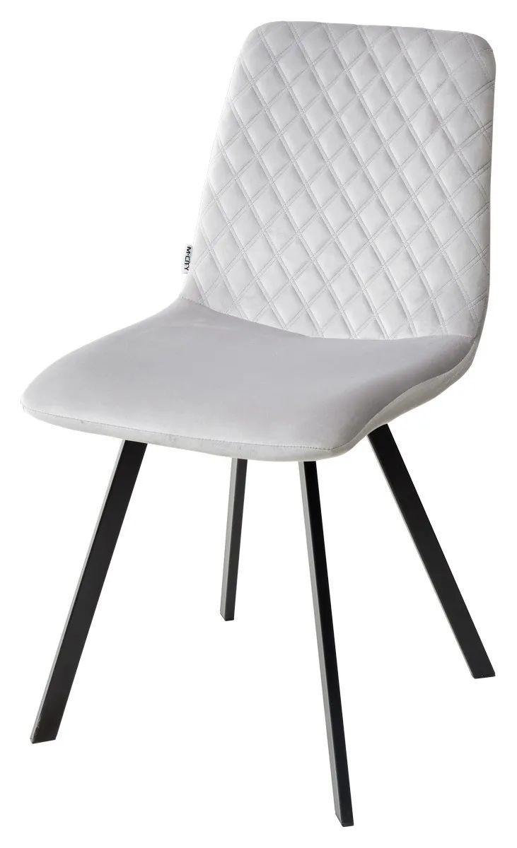 Комплект стульев 4 шт. M-City DAIQUIRI BLUVEL 628B03BLK, light grey
