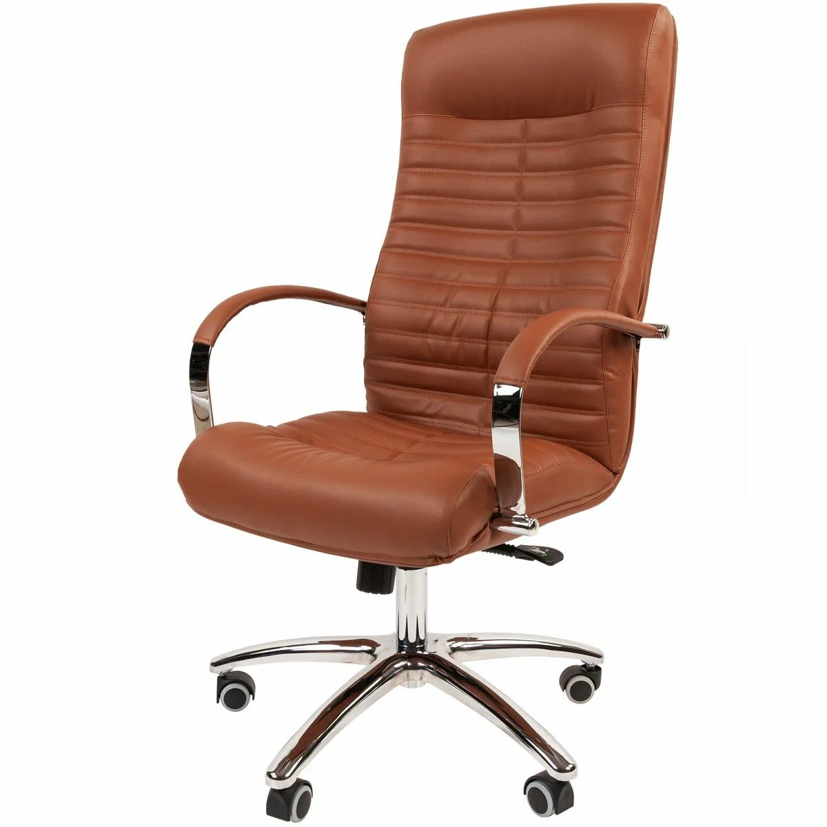Офисное кресло Chairman 480 экокожа Terra 111 коричневый