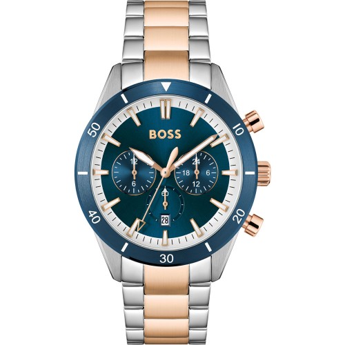 Наручные часы мужские HUGO BOSS HB1513937 серебристые/золотистые