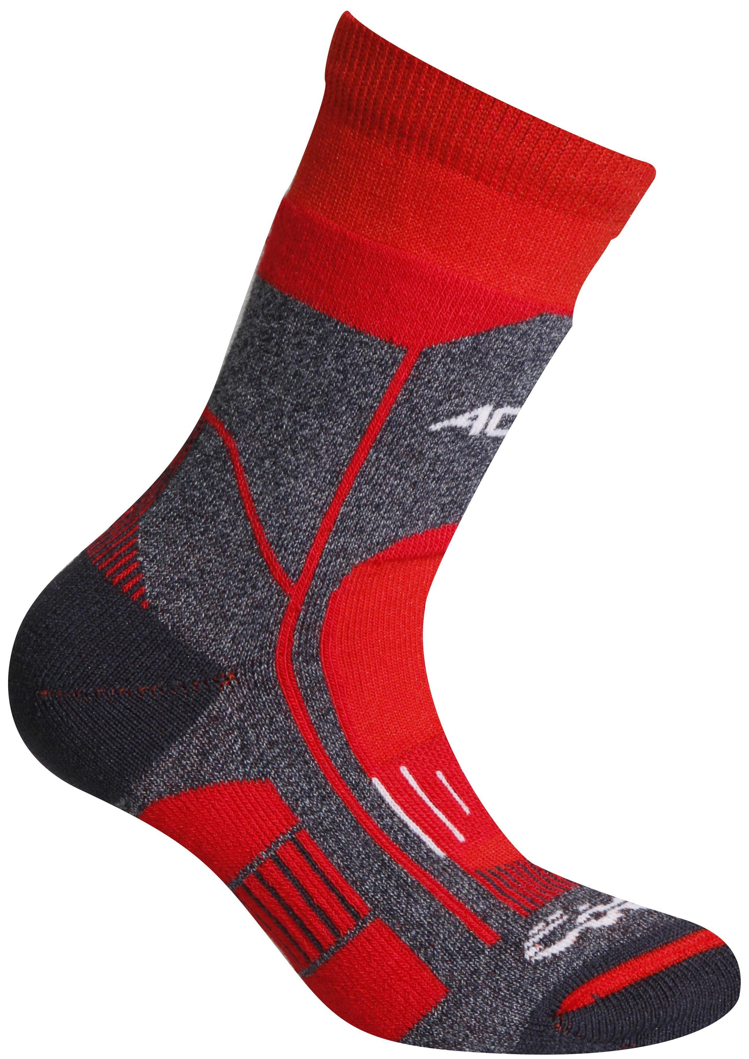 Носки Accapi Socks Trekking Ultralight Jr черные; серые; красные 31-34 EU