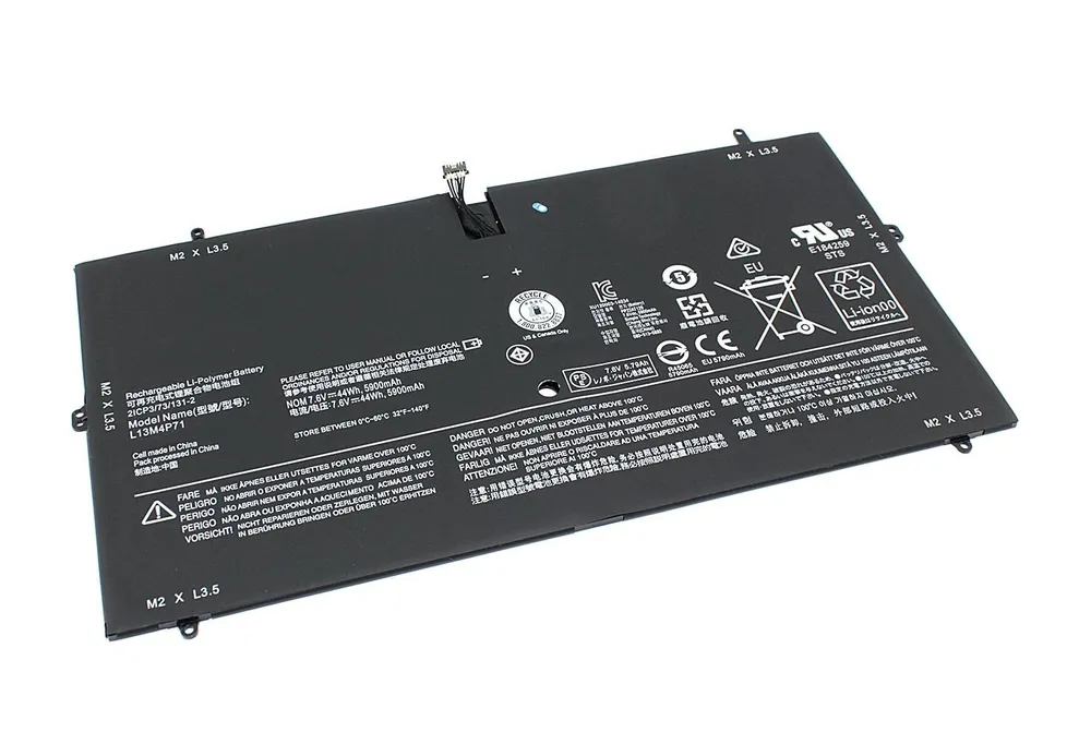 Аккумуляторная батарея для ноутбука Lenovo Yoga 3 Pro 1370 L13M4P71 7.6V 44Wh