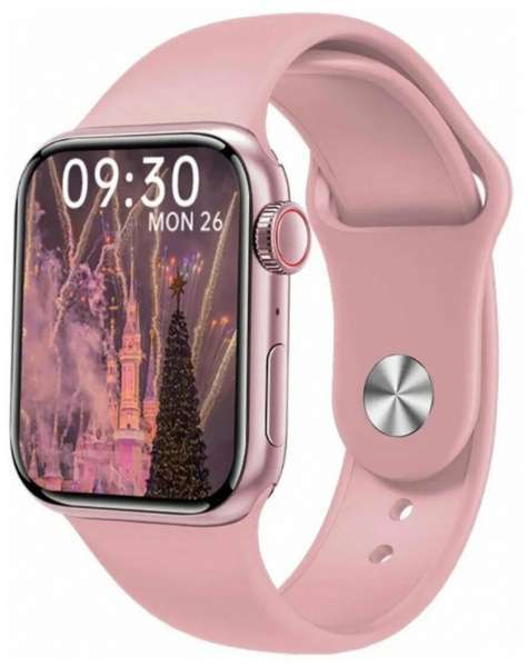 Смарт-часы Smart Watch M16 MINI 38mm Новинка 2021  (Розовый)