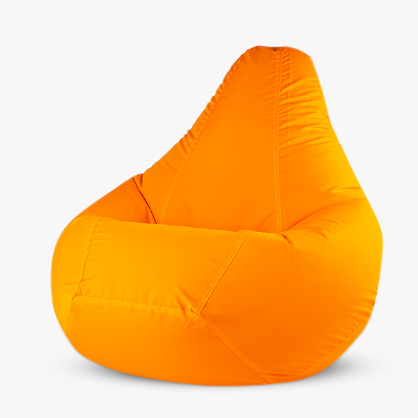 Кресло мешок Happy-puff груша XL-Компакт, оксфорд оранжевый