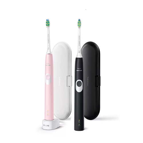 Электрическая зубная щетка Philips Sonicare Protective Clean HX6800/35, чёрный/розовый