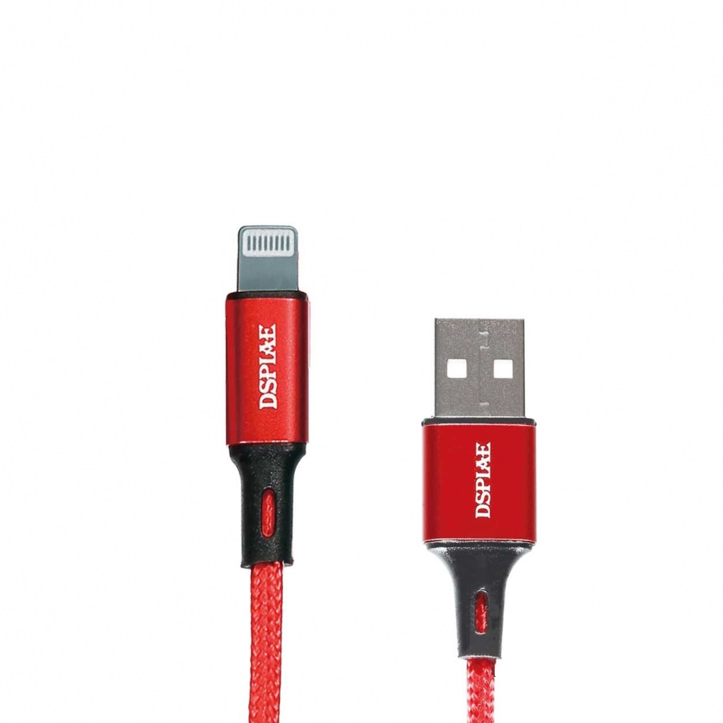 Кабель DSPIAE USB-LTG1 Lightning - USB красный