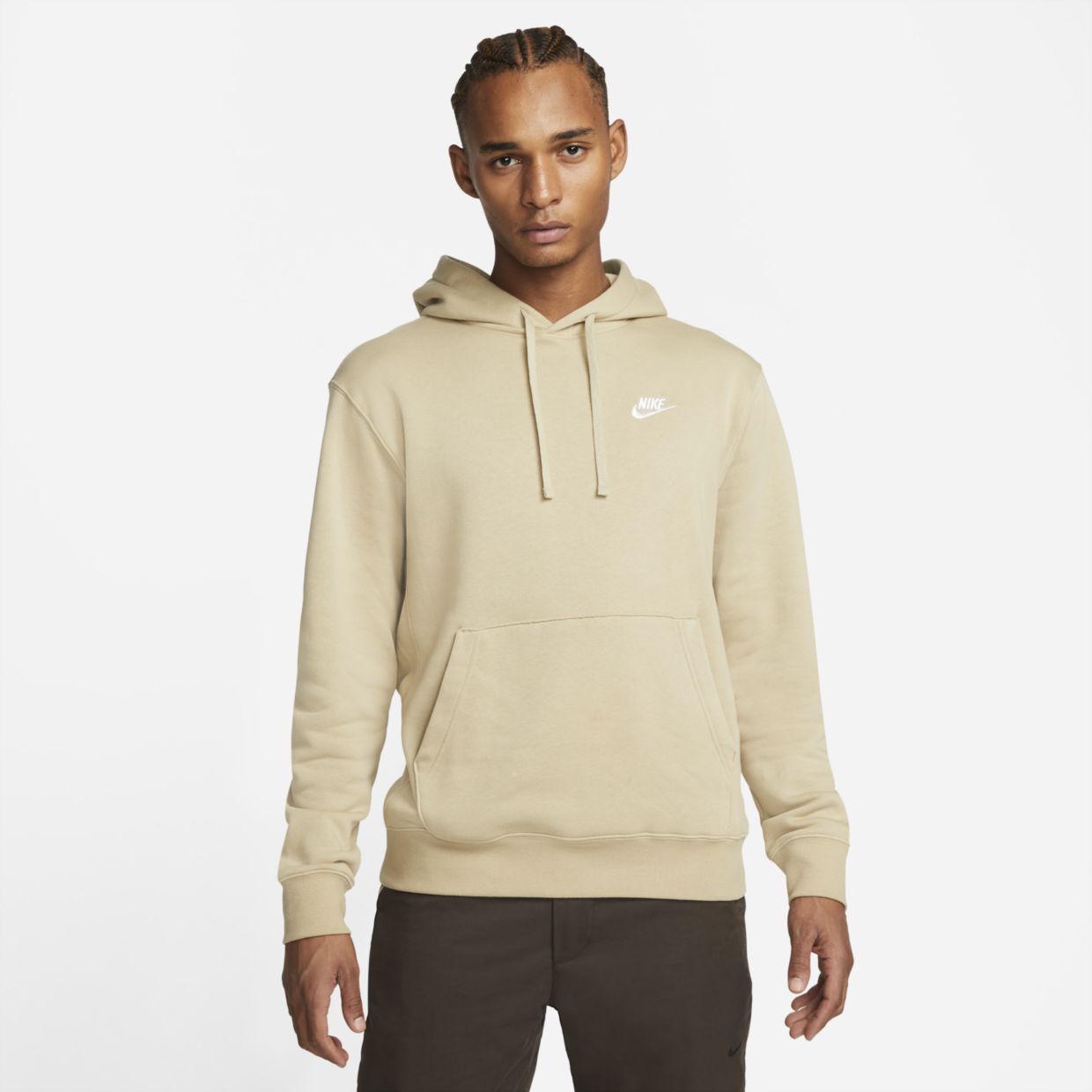 Худи мужское Nike BV2654-250 бежевое L
