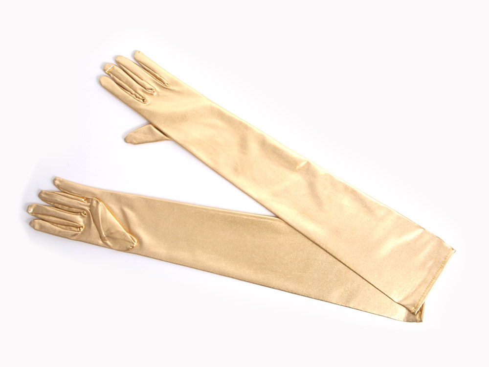 Перчатки женские АРТЭ Театральная Галерея M08-55 золотые, one size