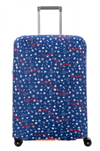 Чехол для чемодана Routemark Traveler M/L SP240 синий