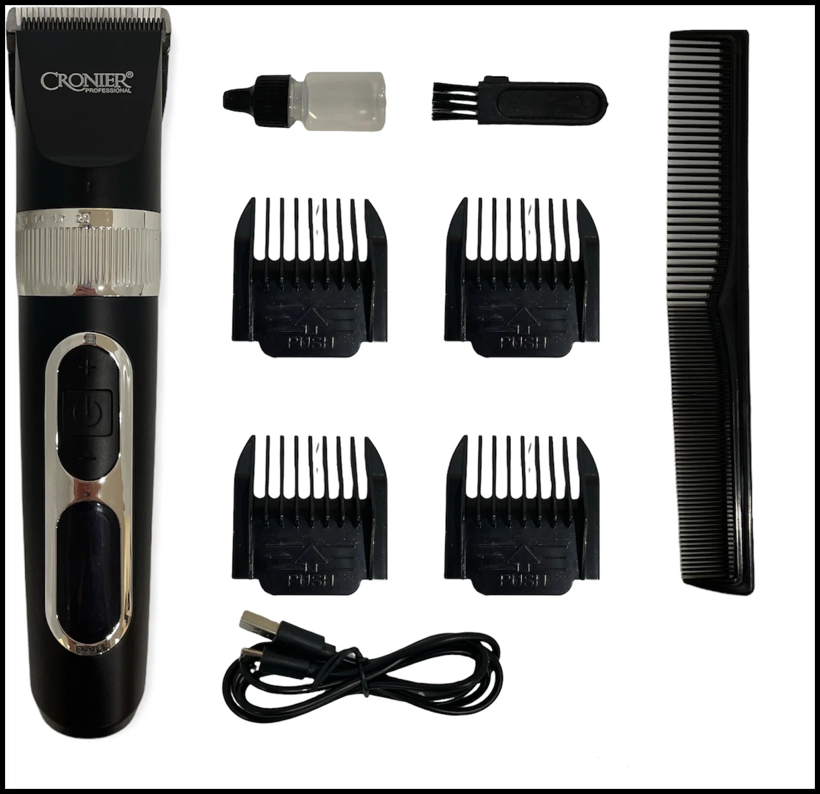 Машинка для стрижки волос Cronier CR-1261 Black