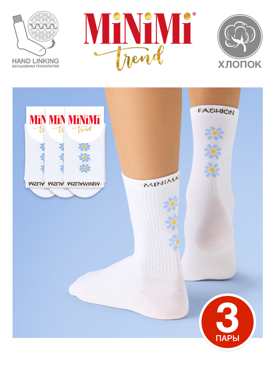 Комплект носков женских Minimi MINI TREND 4215 белых 39-41