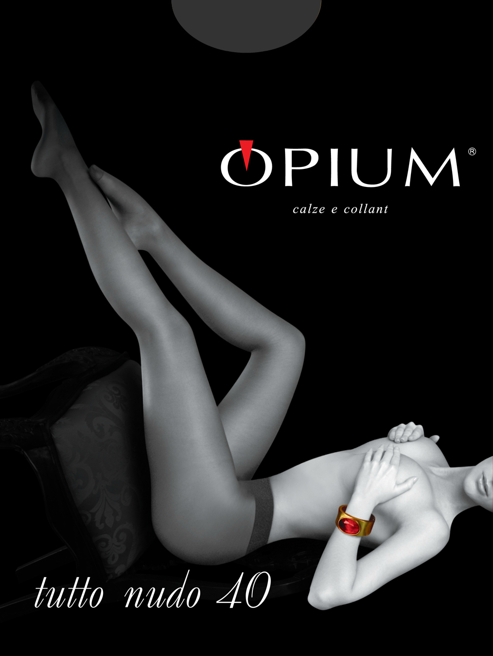Колготки женские Opium TuttoNudo40fumo2 серые 2
